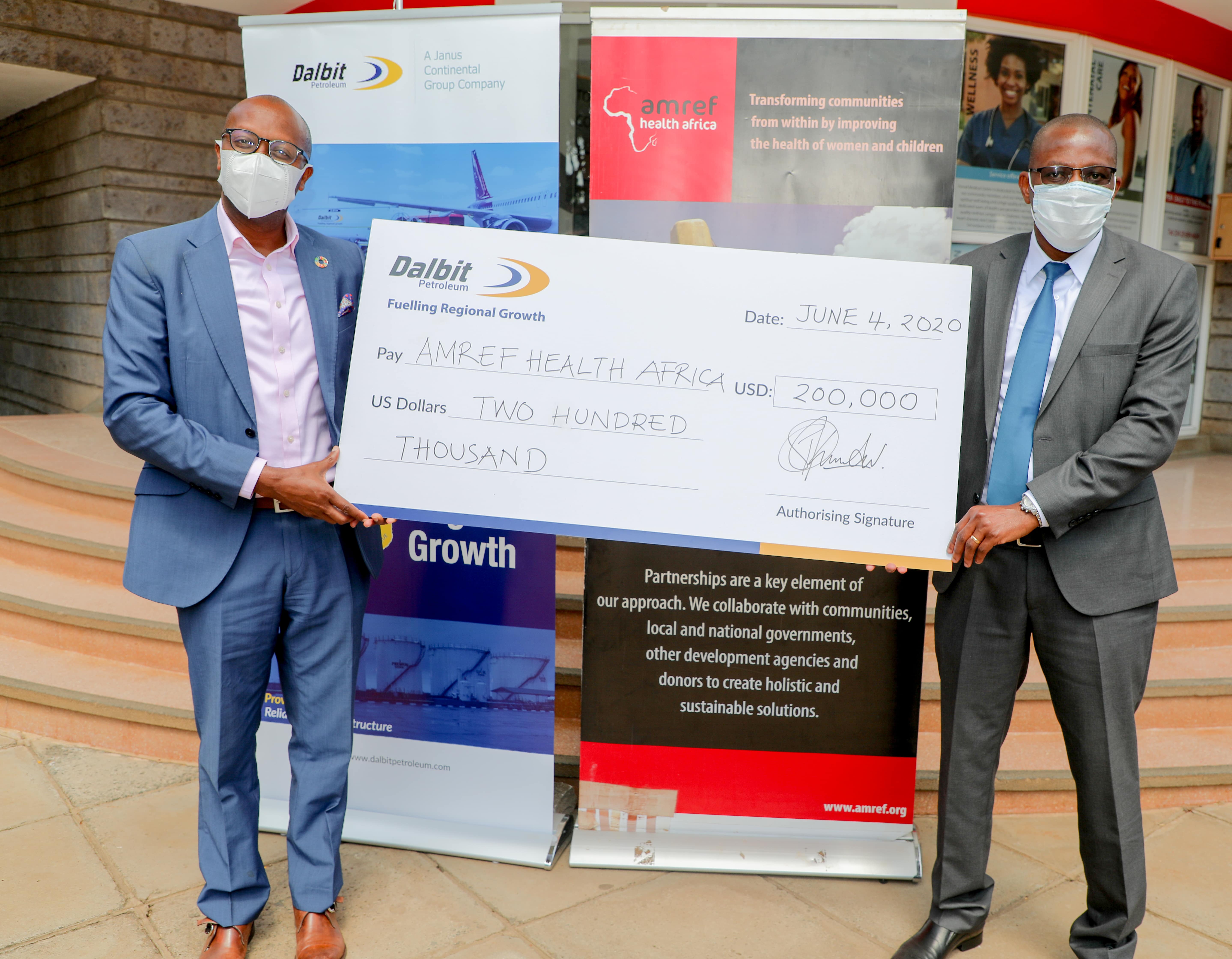 Dalbit Kenya Offers KSH21.3m Grant to Amref Health Africa to Support ...